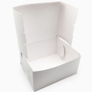 Paper Box Sandwich(l) (white inner/ kraft outer) - size S - Goodwill Retail