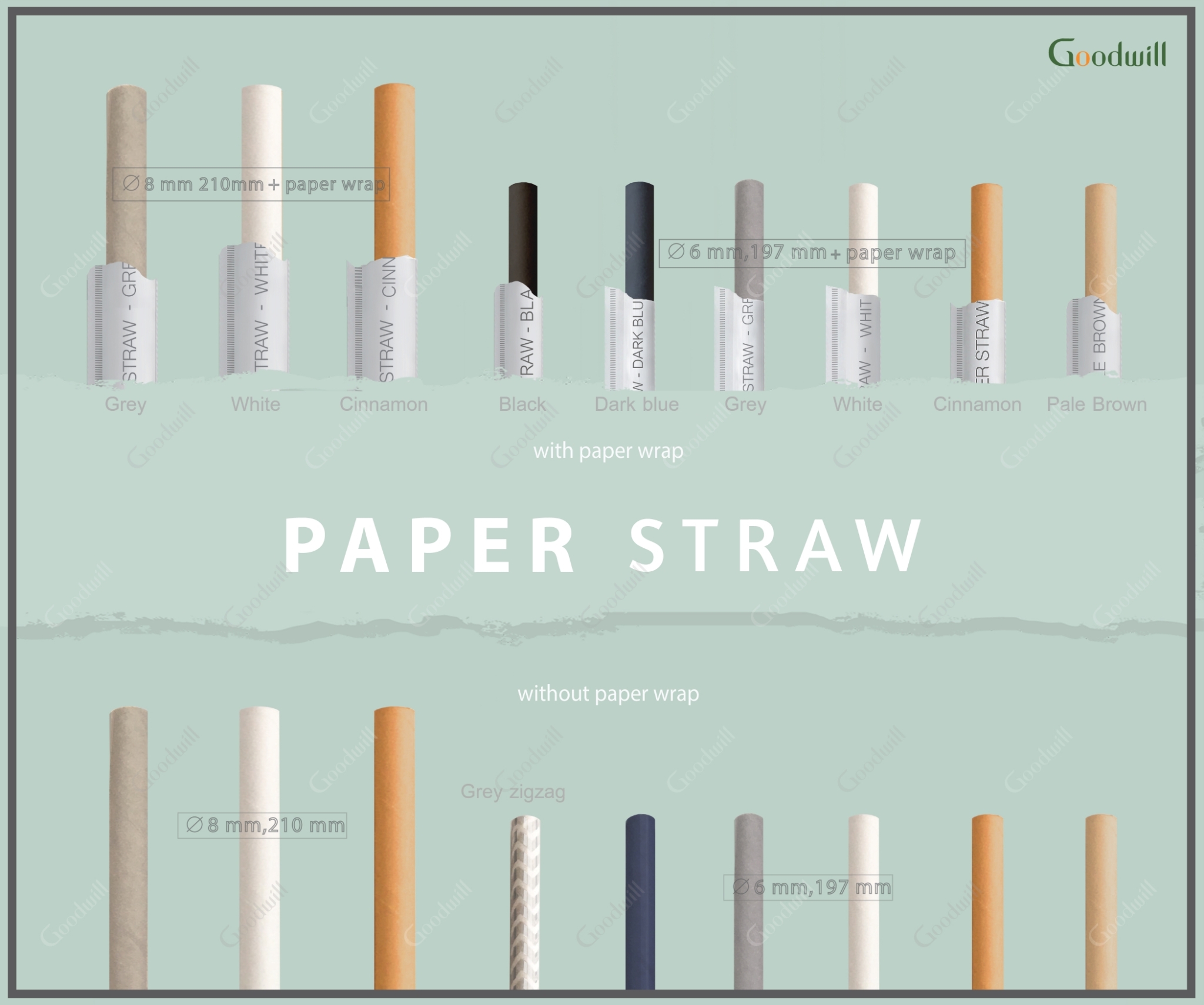 Paper Straw - หลอดกระดาษ - Goodwill Retail